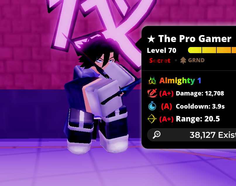 Almighty Pro GamerA+AA+Anime Defenders AD