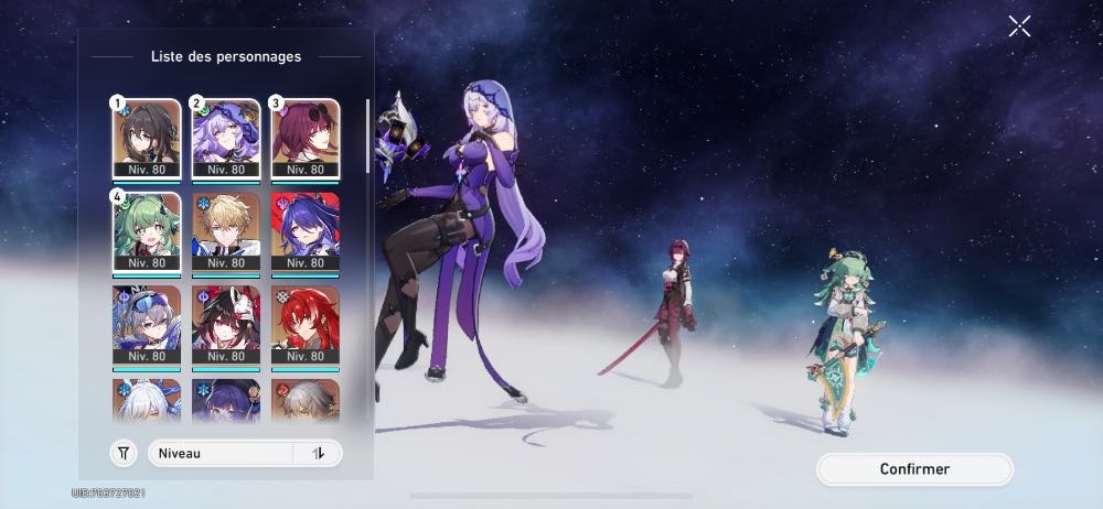 [EU]TL-70 account (18 character five star⭐️ and 7 LC five star ⭐️)