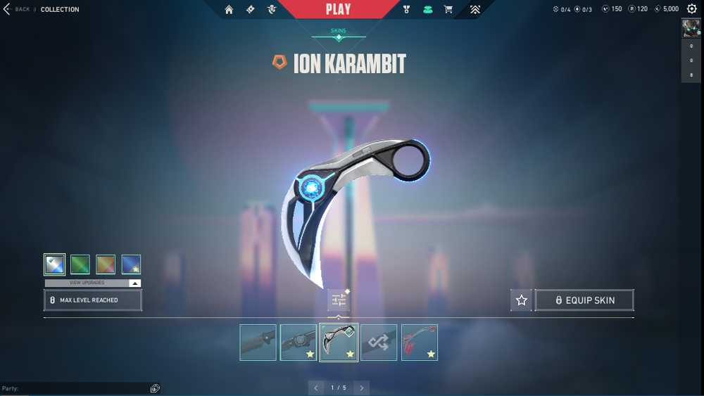 EU / 26 skins / Ion Karambit / Reaver Vandal / Task Force 809 Knife ...