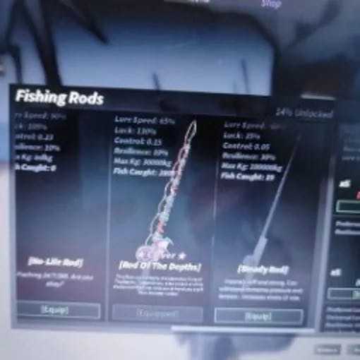 [FISCH] Account Fisch Lv 300 ( Poseidon Rod , Rod Of The Depths , No ...