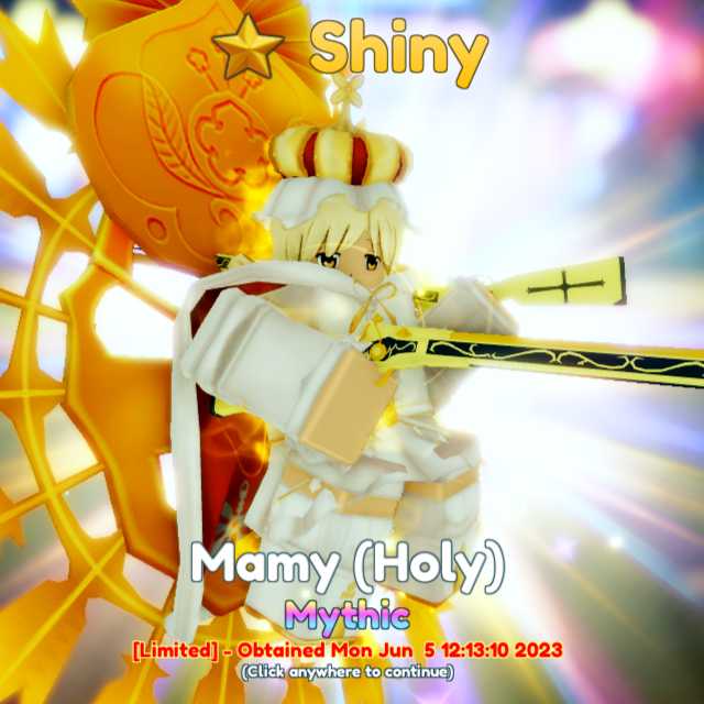 Shiny Mamy (holy) EVO - Anime Adventures AA