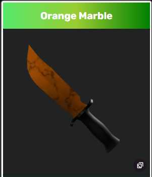 ORANGE MARBLE - [MM2 - MURDER MYSTERY 2 - ROBLOX]