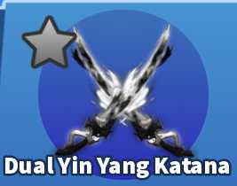 Blade Ball Dual Yin Yang Katana + EMOTES ROBLOX
