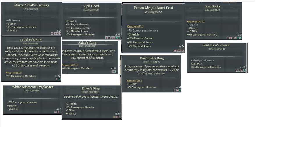 Deepwoken 49 dvm WITH 16 MONSTER ARMOR AND 11 PHYSICAL