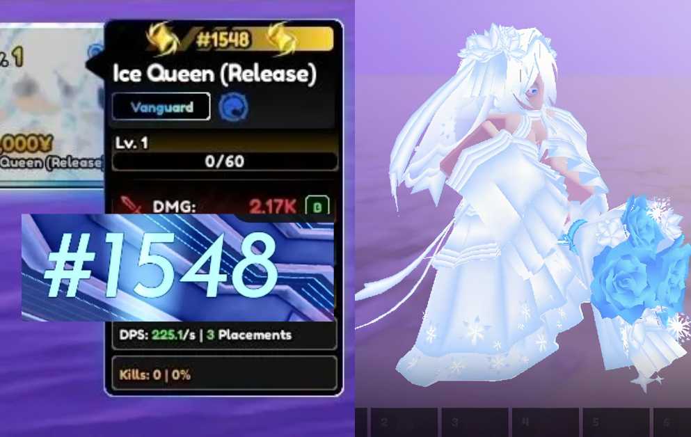 Serialized Rukia (Ice Queen (Release)) #1548 | Anime Vanguards Account ...