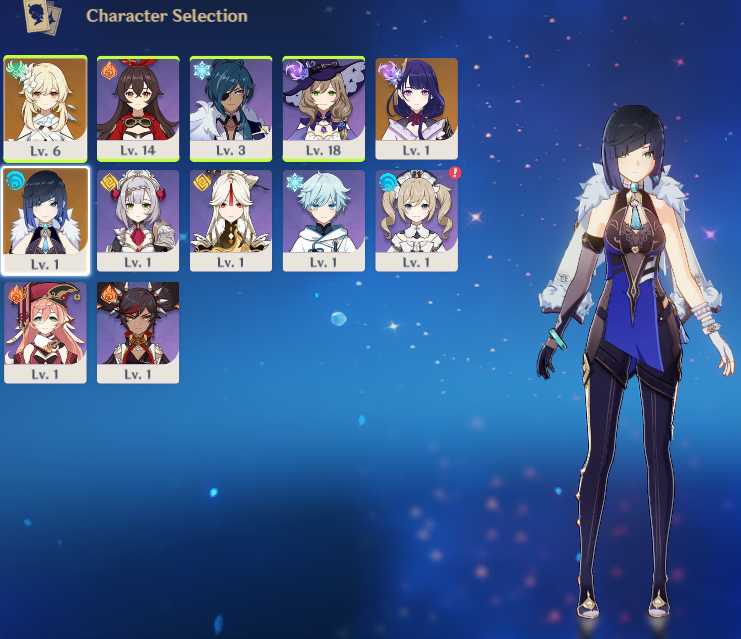 [Asia]AR10 Baal raiden Yelan (map open liyue)UID:82 starter account ...