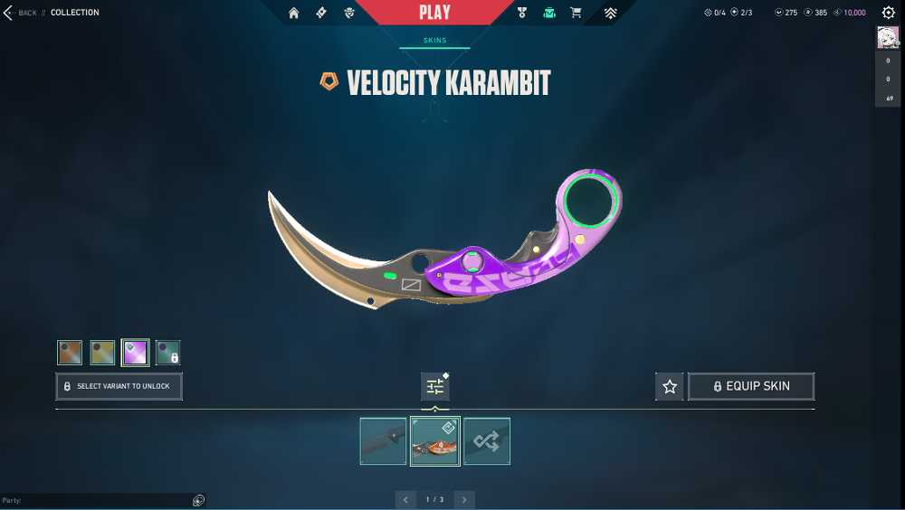 Ion Vandal - Velocity Karambit - Velocity Bulldog - Velocity Phantom