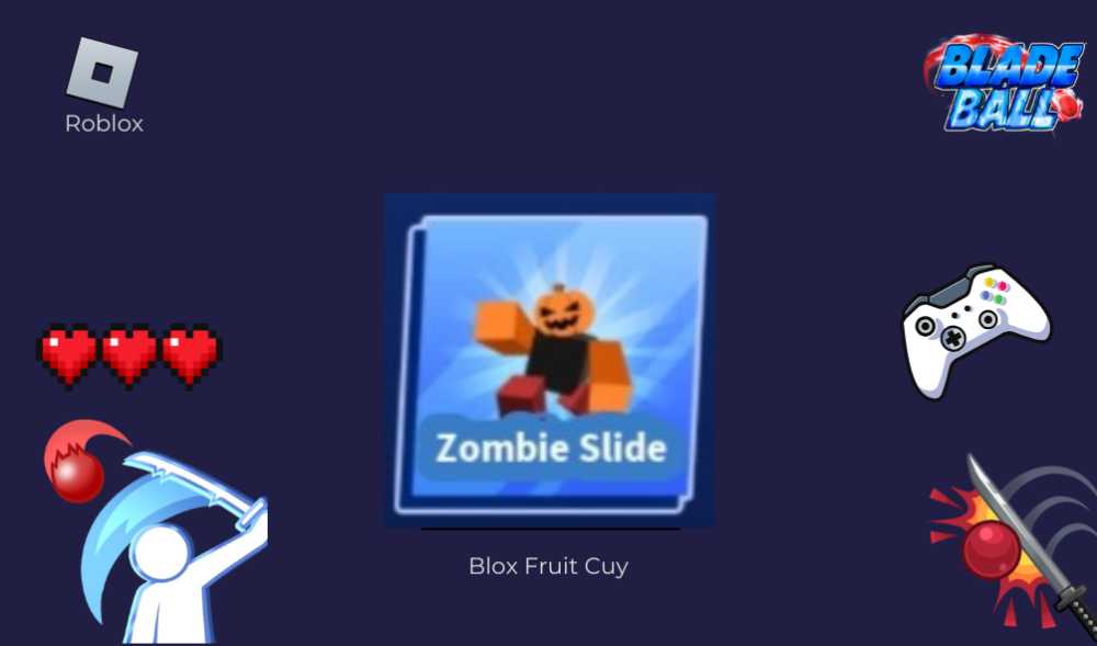 Zombie Slide Emote - Blade Ball