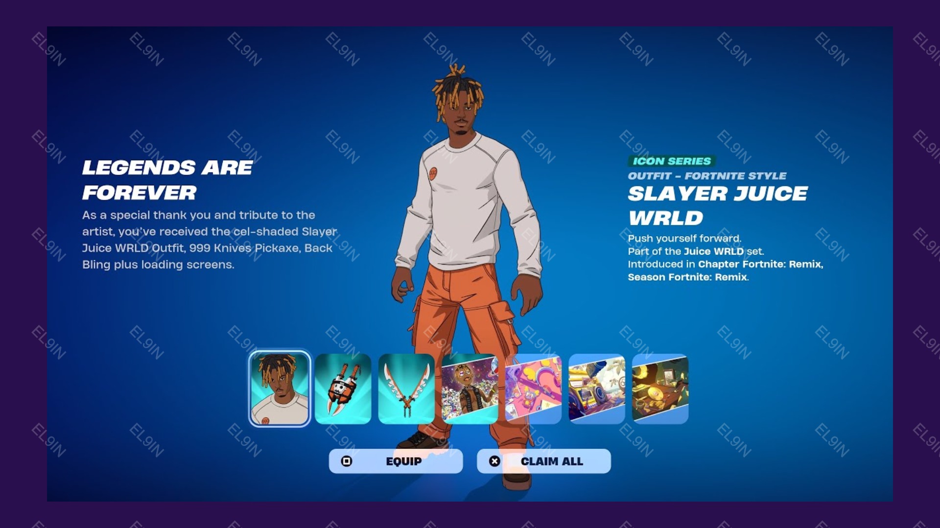 【1 Skin】 Slayer Juice WRLD Fresh New Any platform Instant Delivery