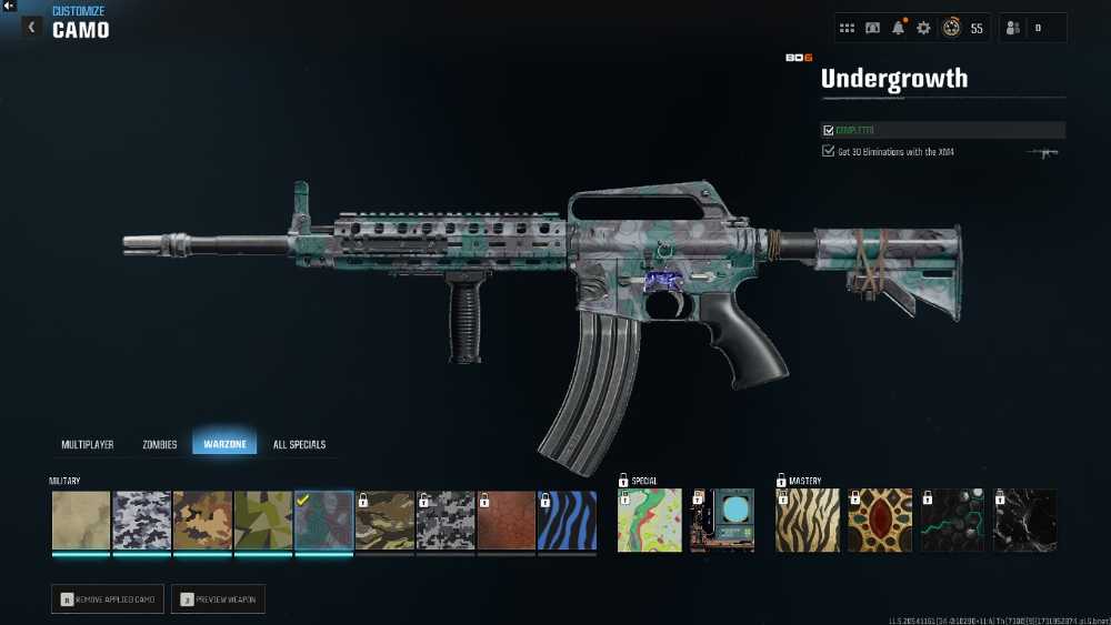 【NEW WZ 4】Level 55 1 Guns Maxed 44+ MW3 Gun Maxed Camos Linkable to ...