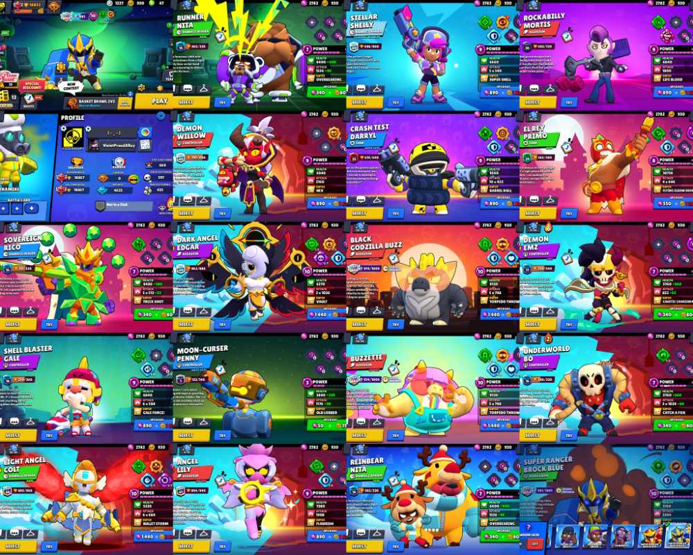 [42 BR] 18800 [DARK ANGEL EDGAR/DEMON WILLOW/2 GODZILLA BUZZ/BUZZETTE ...