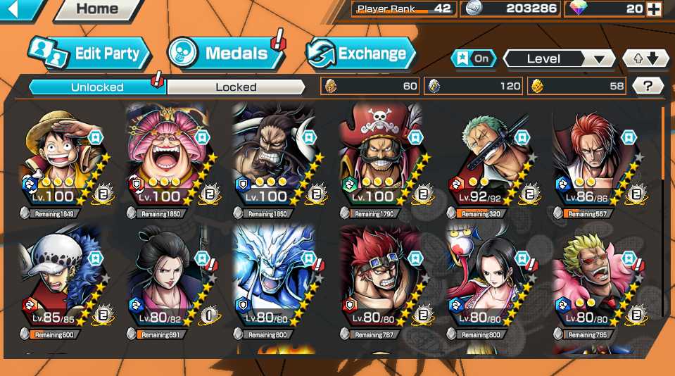 HNO150 5 EX 4 MAX (Luffy KING MAX + BigMOM V2 MAX + Kaido V2 MAX ...