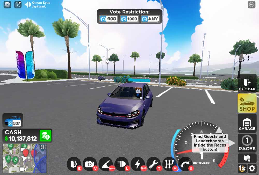 [ Cheap ] Drive World Account 10M Cash #2 - Auto Delivery