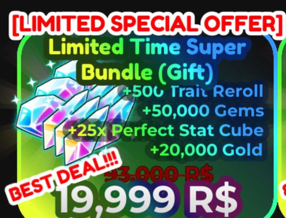 Limited Time Super Bundle Anime Adventures (AA)