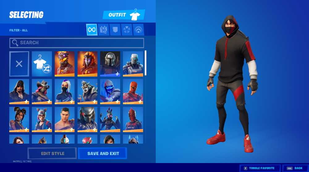 Fortnite Ikonic Skin OG stacked Account 100+skins