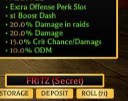 UNVERIFIED - Fritz Clan LVL 15 {Attack On Titan Revolution AOTR} Roblox