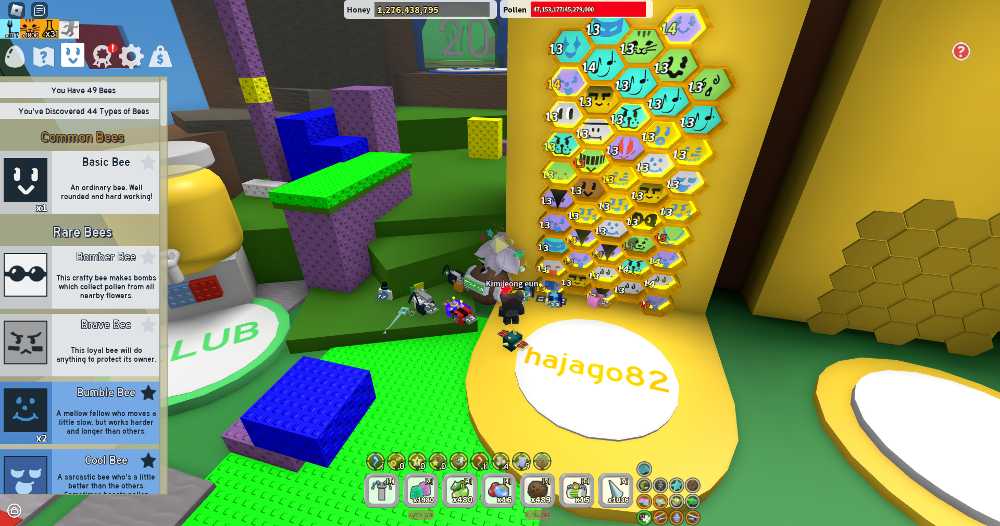 B27 | Bee Swarm Simulator Account | 49 Bees | BSS | Beeswarm | Bee ...