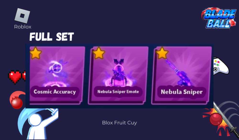 Nebula Sniper Full Set - Blade Ball