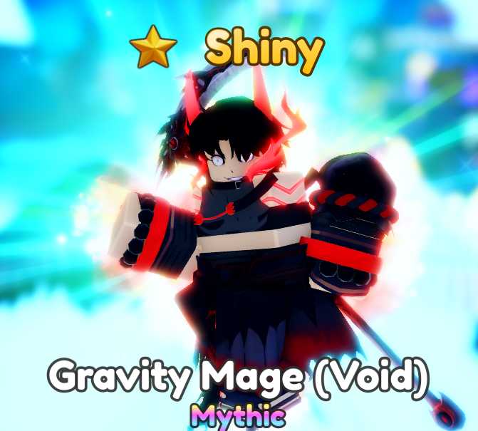 [BEST DEAL] ANIME ADVENTURES - SHINY GRAVITY MAGE (VOID)
