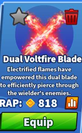 BLADEBALL DUAL VOLTFIRE BLADE