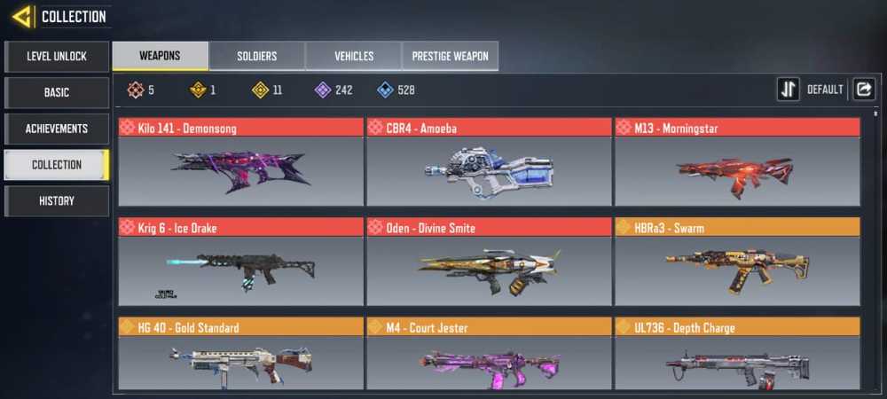 | Lvl 300| 5 Mythic Guns Upgrade With Krig, CBR4 , Oden, M13 And Kilo ...