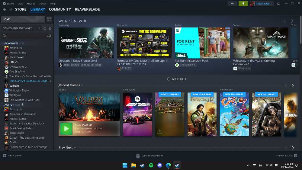 Steam Account 55 Games