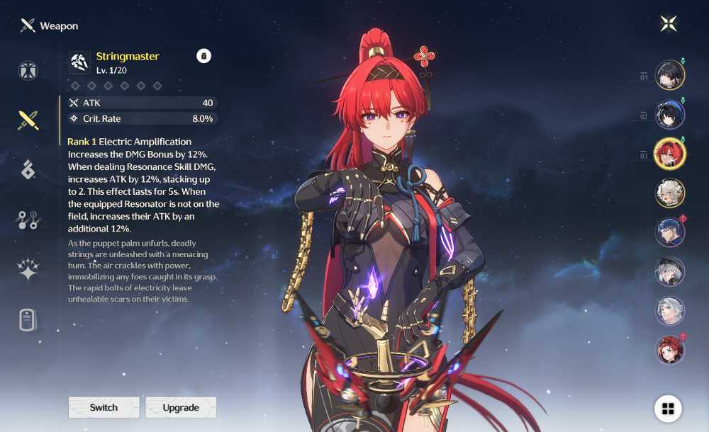 [SEA]Yinlin + Signature Weapon Stringmaster Rectifier + Cosmic Ripples ...