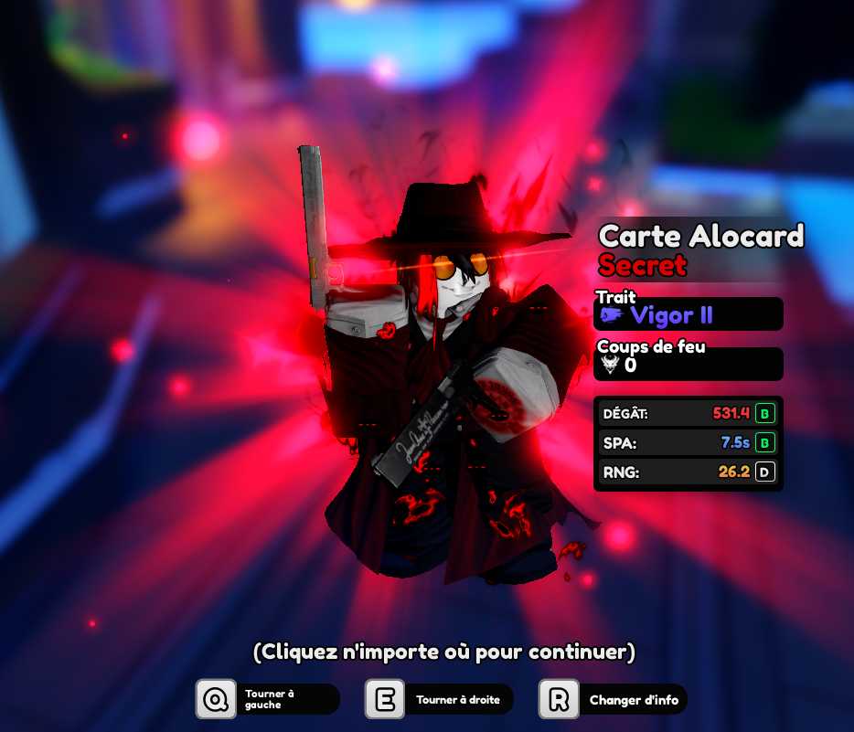 Anime Vanguard :FRESH ACCOUNT Alocard secret banner unit