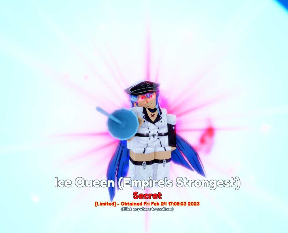 Anime Adventures | Ice Queen (Empire's Strongest) / Esdeath (EVO)