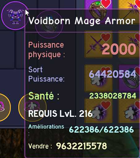 DungeonQuest VB Purple Mage Armor