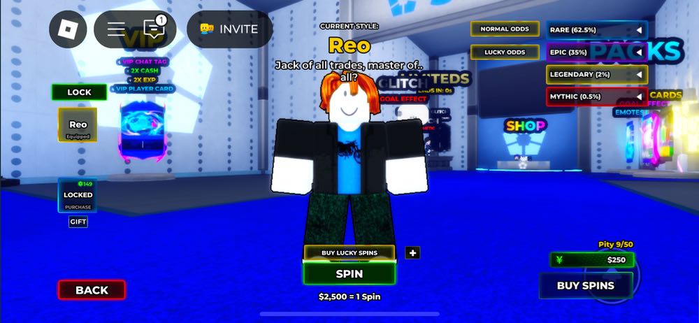 ROBLOX | Blue Lock: Rivals | Style Reo | Unverified Account