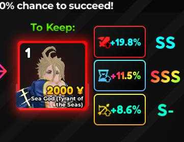 Sea God (Tyrant of the Seas) - Poseidon SPA SSS STAT GG | Anime ...