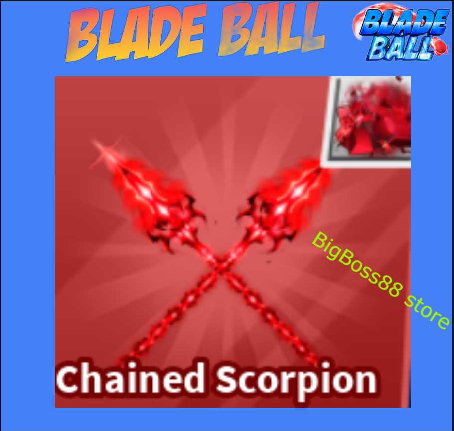 Chained Scorpion Finisher - Blade Ball