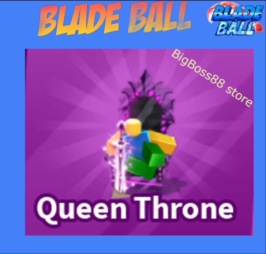 Queen Throne Emote - Blade Ball