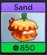 PERMANENT SAND FRUIT 850R - [BLOXFRUITS - BLOX FRUITS - ROBLOX]