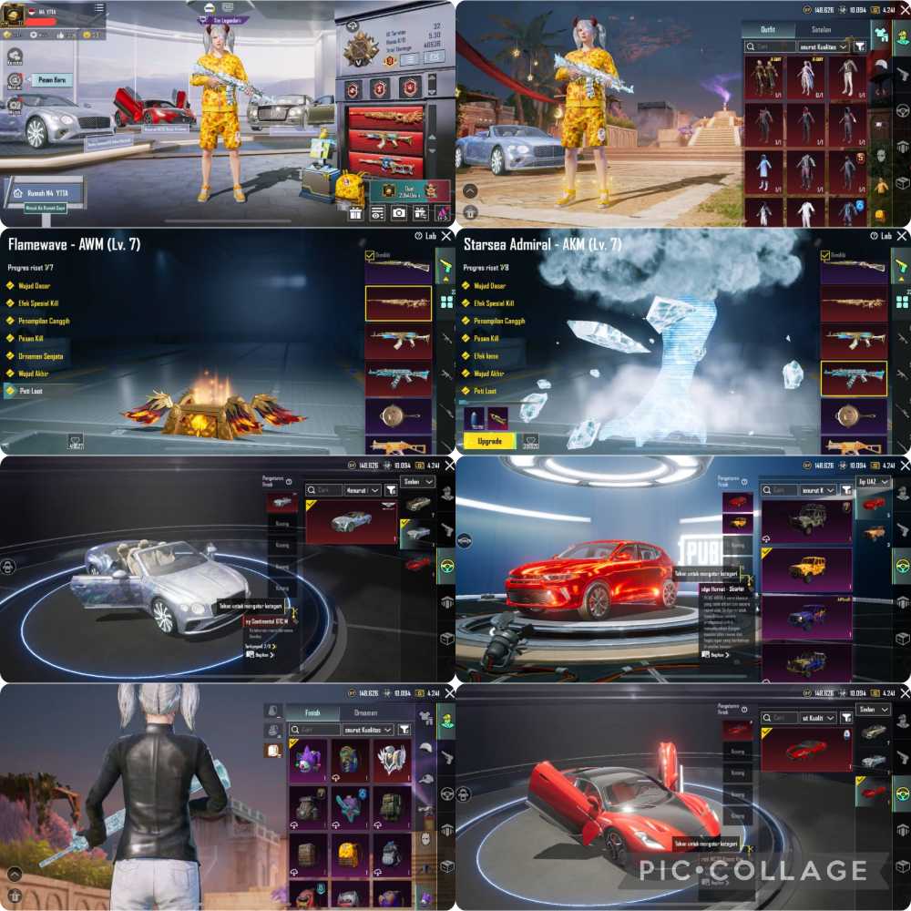 BAPE SET YELLOW | GLACIER MAX , FOOL MAX , AKM MAX , M762 MAX | BENTLEY ...