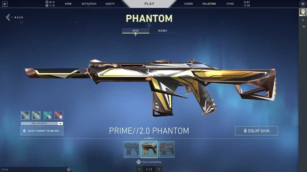 VALORANT ACCOUNT (PRIME VANDAL-PRIME PHANTOM-ONI PHANTOM-AND MORE!!!)