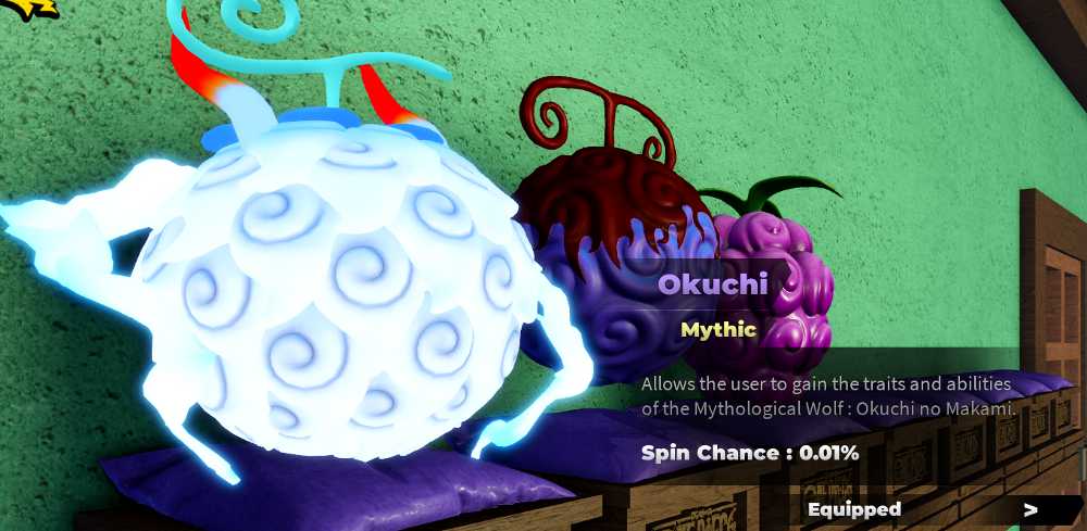 [Fruit Battlegrounds] [NEW] Okuchi Fruit | Starter | Unverified Account