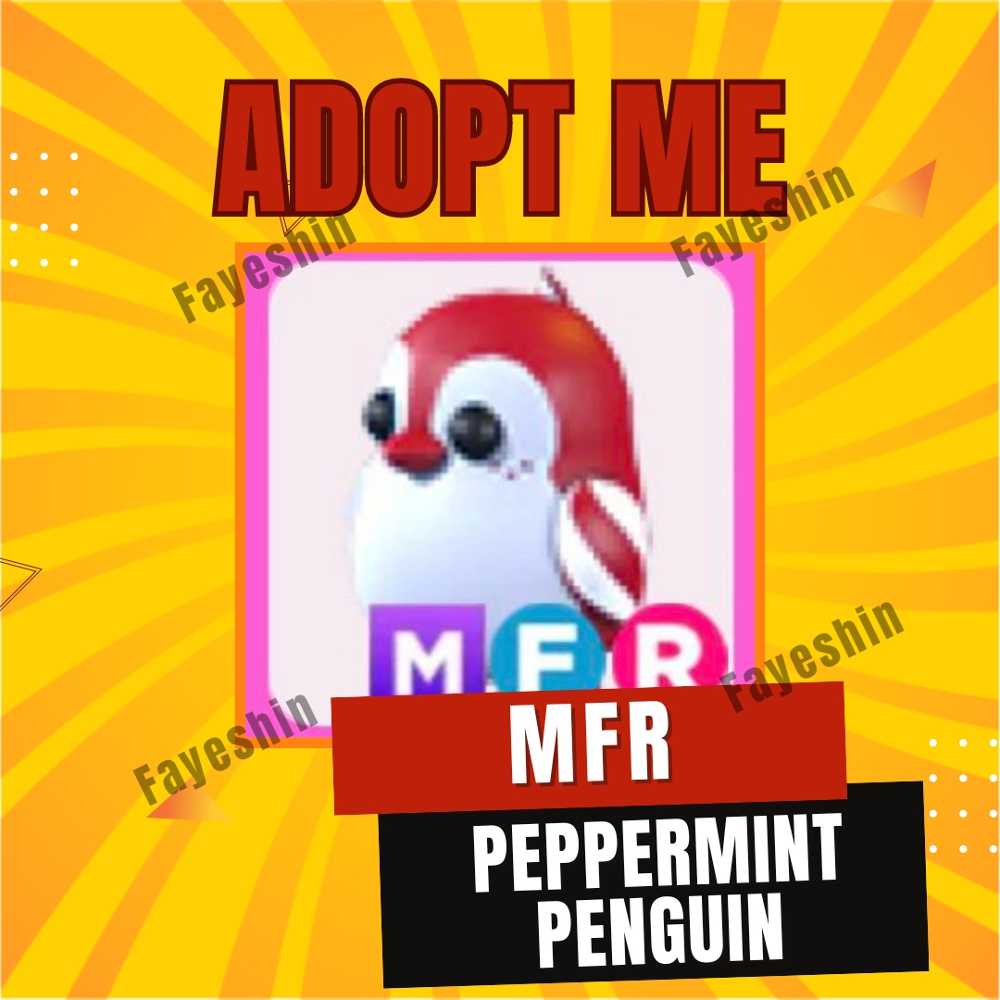 Adopt Me MFR Peppermint Penguin Mega Fly Ride Legendary