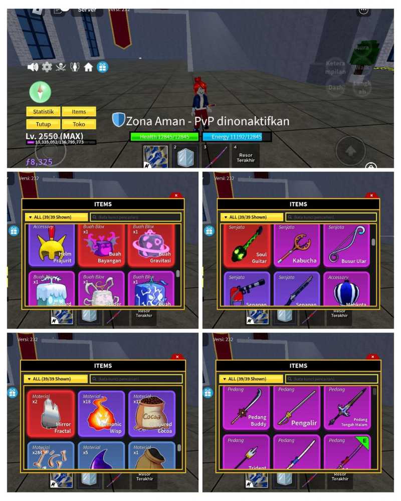 SWORD : SG ON, KABUTCHA ON, BUDDY SWORD, CANVENDER, MIDNIGHT BLADE ...