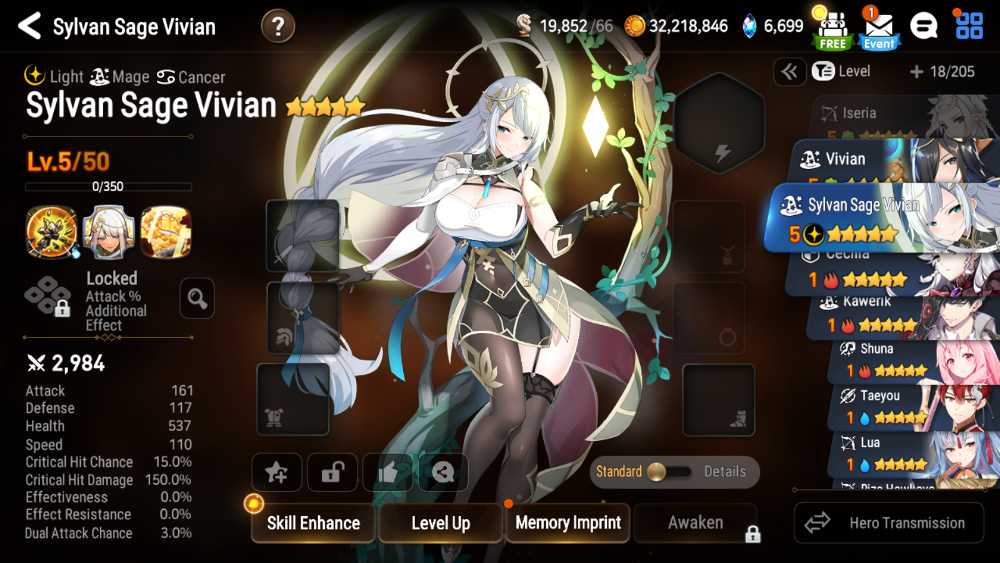 Global Fresh Starter 18 SSR 100+ Summons Sylvan Sage Vivian ae-KARINA Tamarinne Iseria Ran Lua ...