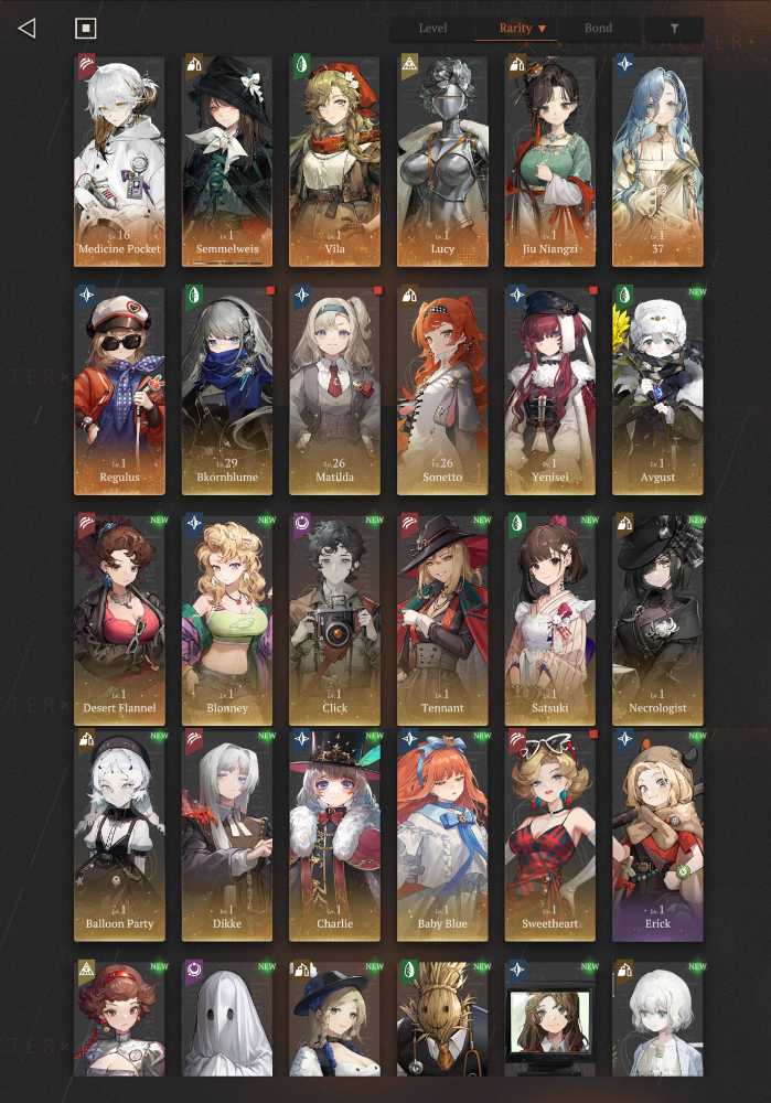 Global Starter 8x6⭐️Lucy + Jiu + Vila + 37 + SemmelweisX2 + Medicine + Regulus | Novice Banner ...