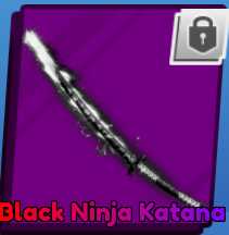 black ninja katana - blade ball