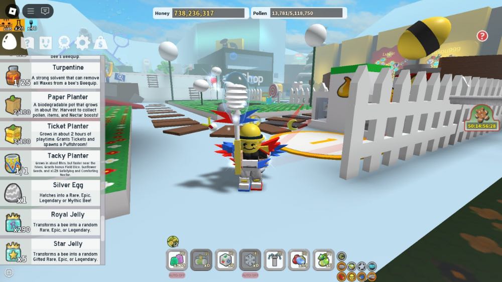 BSS.120 Bee Swarm Simulator | BSS | Account 41 Bee | Auto Delivery