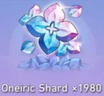 Honkai: Star Rail 1980 +260 Oneiric shards
