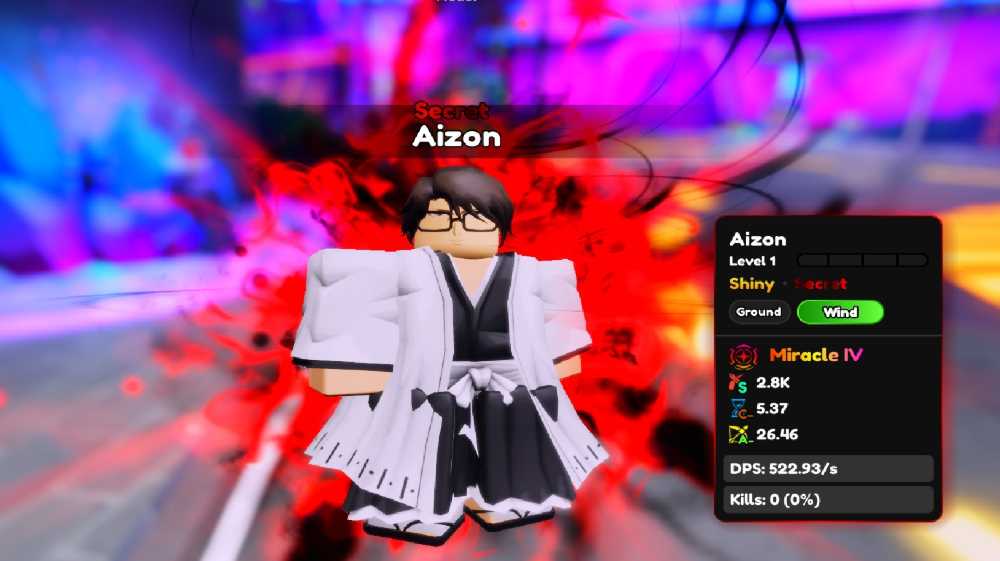 (Anime Reborn) Starter Account with Aizen