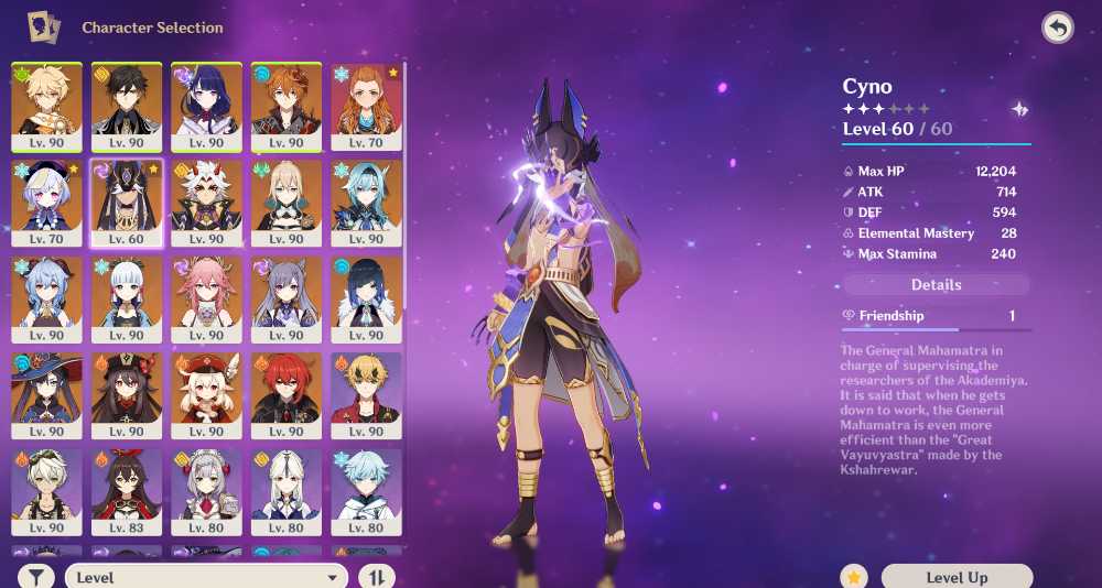 CODE 574 | NA AR 58 28x5 Ayaka, Klee, Cyno, Raiden Shogun, Zhongli ...