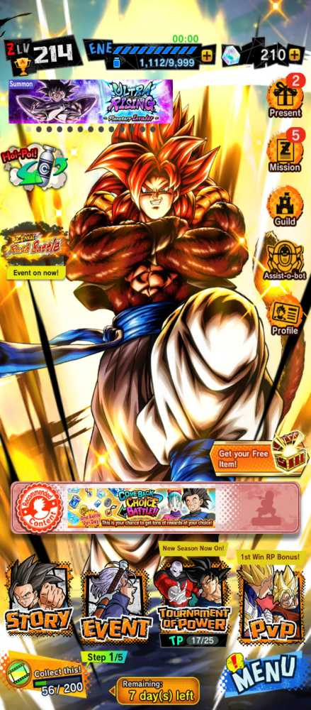 DR897-IOS+Android-All Meta+Team Fusions-4 UL (SS4 Gogeta Red Star+Vegito)+17 Legends Limited ...