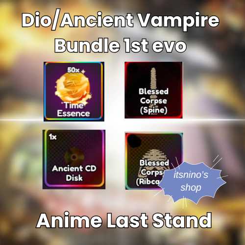 DIO/Ancient Vampire (Blessed Spine, Ribcage, Ancient CD Disk, Time ...