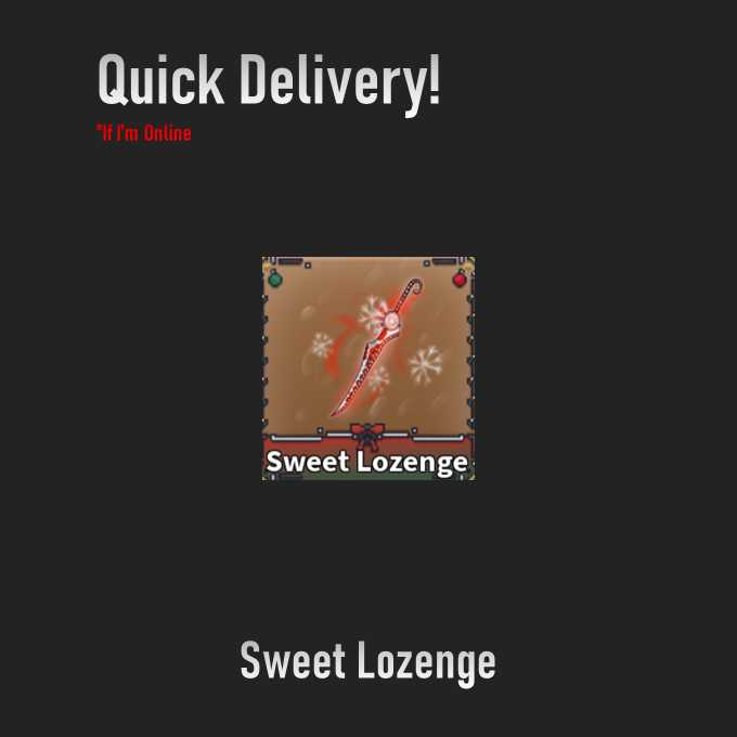 KL / King Legacy - Sweet Lozenge